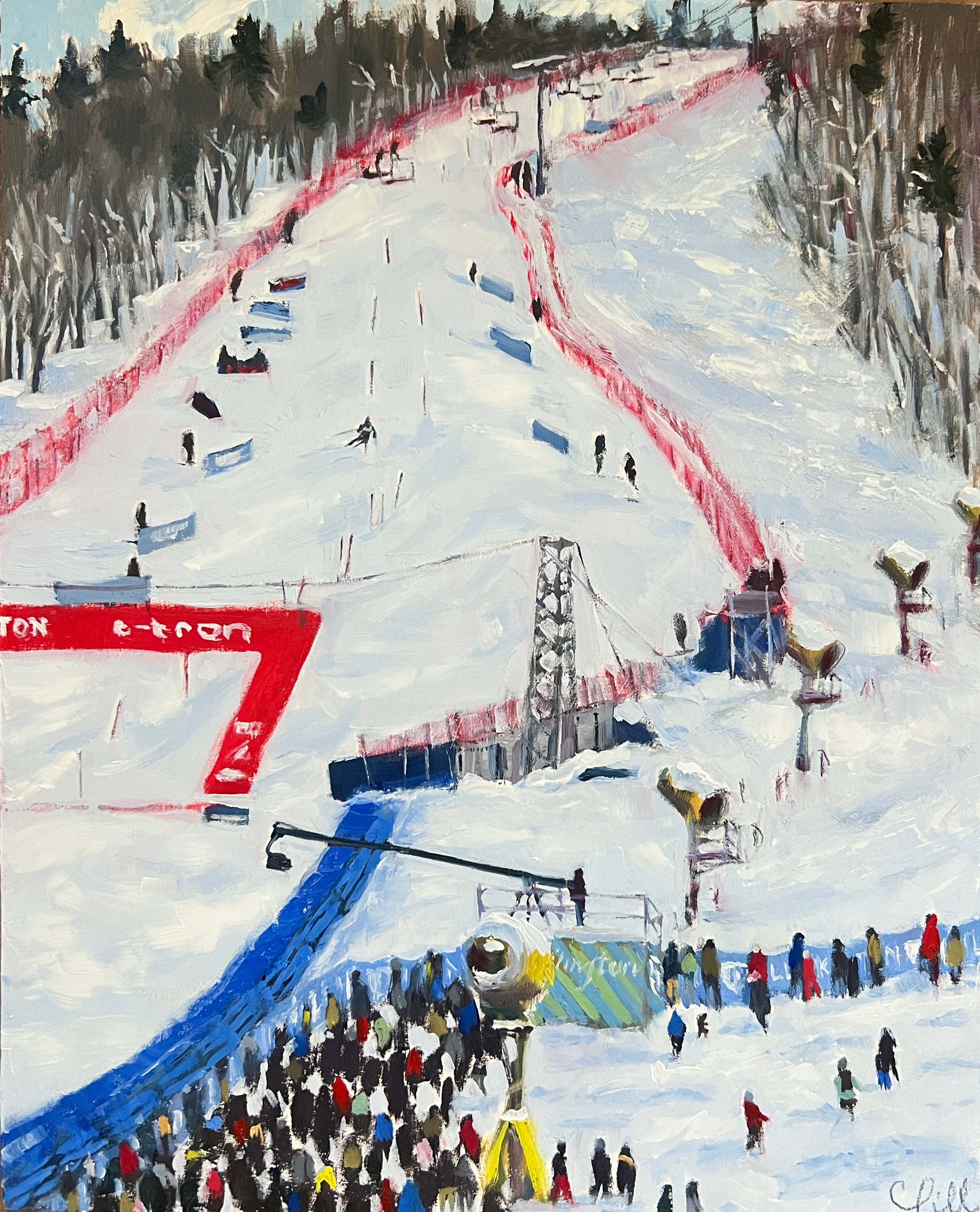 “Killington Cup” Original Oil Painting - Default Title - Carrie Pill
