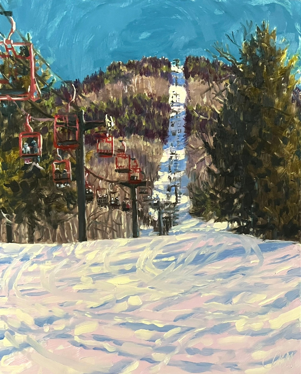 "The Red Line" Limited Edition Print - Carrie Pill