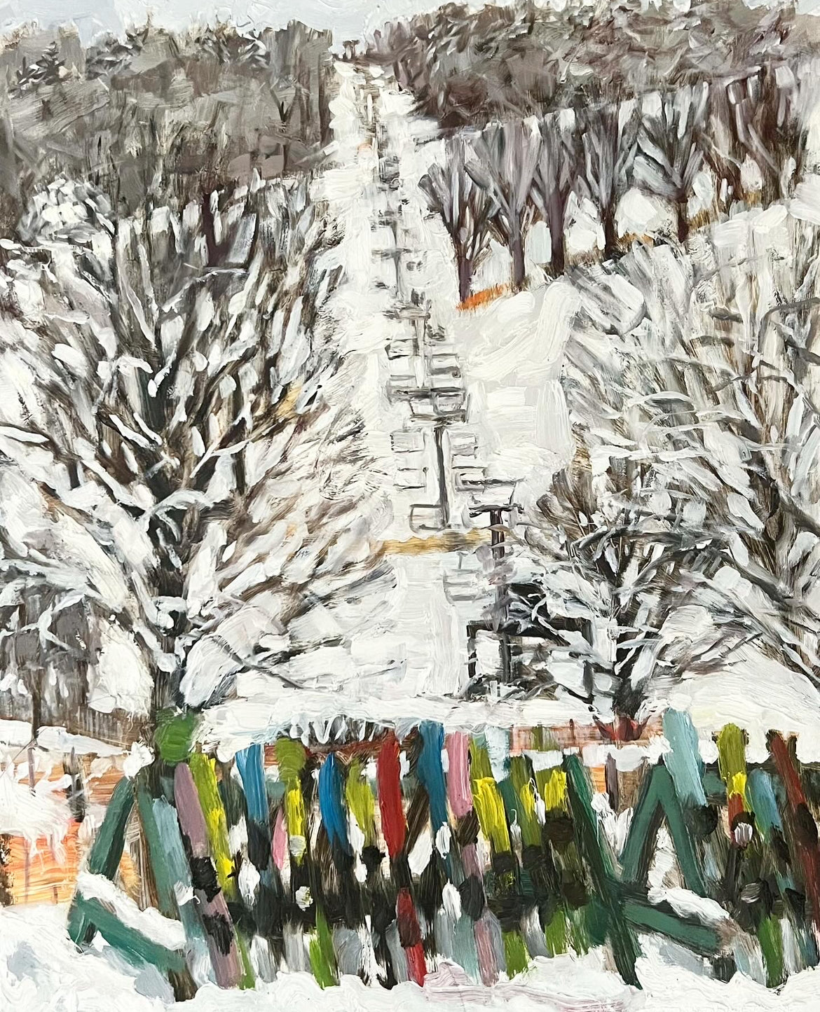 “Quechee Snow Day” Limited Edition Print - Carrie Pill