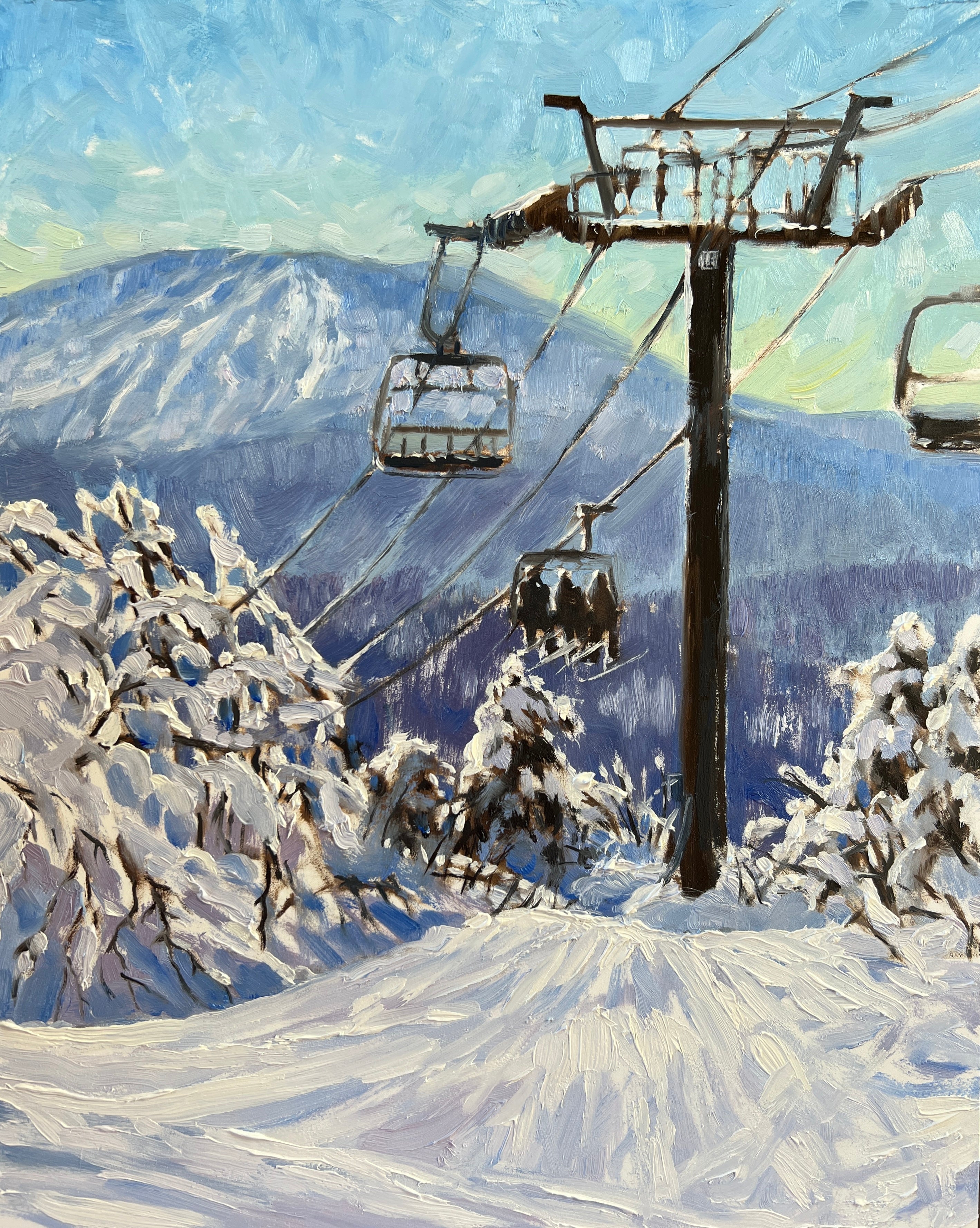 “Bromley Sun” Original Oil Painting - Carrie Pill