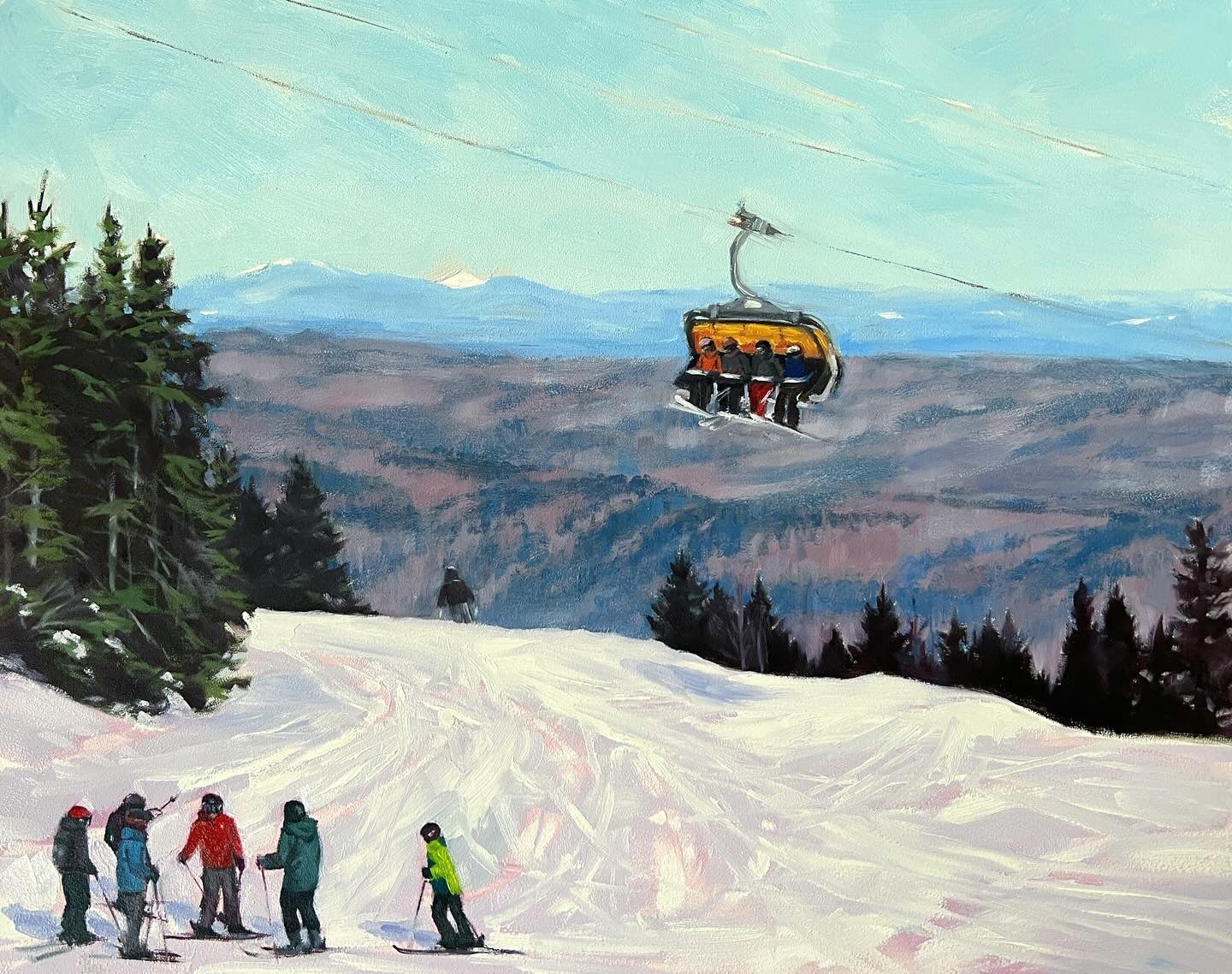 “Summit Meeting” Limited Edition Print - Carrie Pill